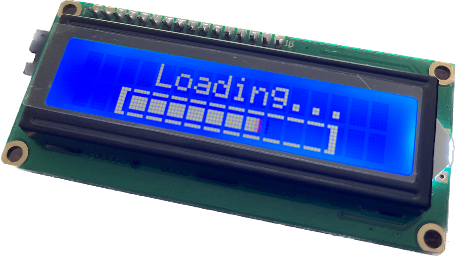 Custom Characters with an LCD 1602 - Notes To Self